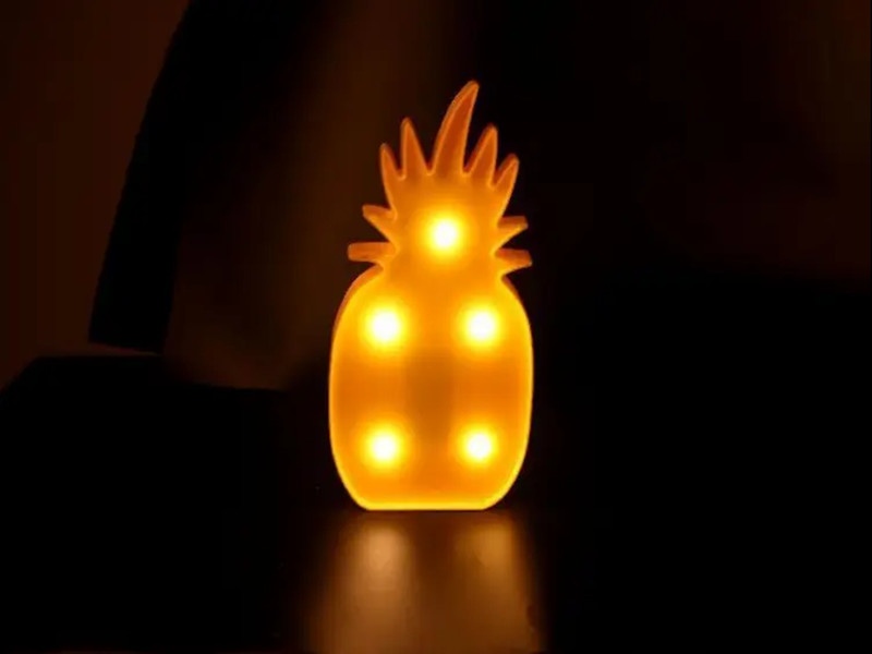 Wholesale Led Battery Operated Pineapple Table Lamp Pineapple Lights ...